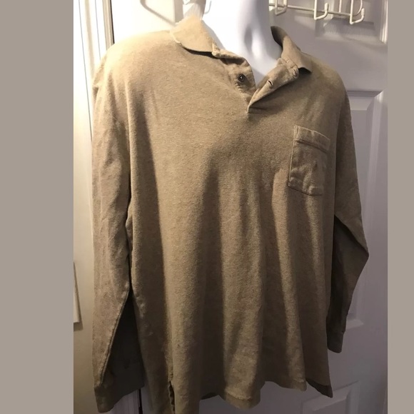 Polo Ralph Lauren | Shirts | Polo Ralph Lauren Ls Polo Tan Beige Knit ...